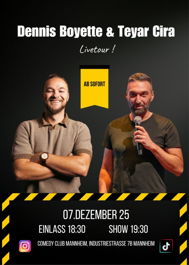 Comedy mit Dennis Boyette - Ex Polizist macht Stand up